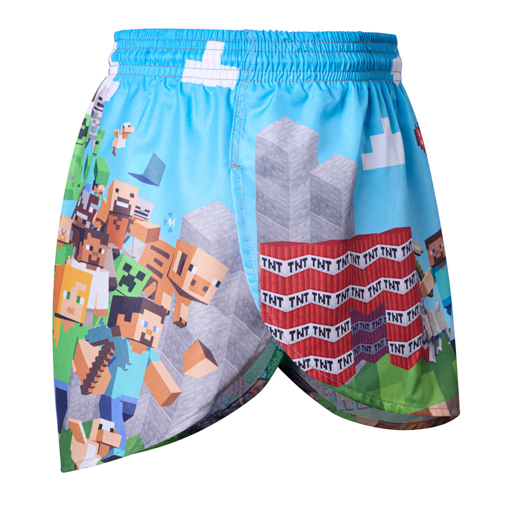 Men's 1" Elite Split Shorts- Blocks on Blocks – BOA