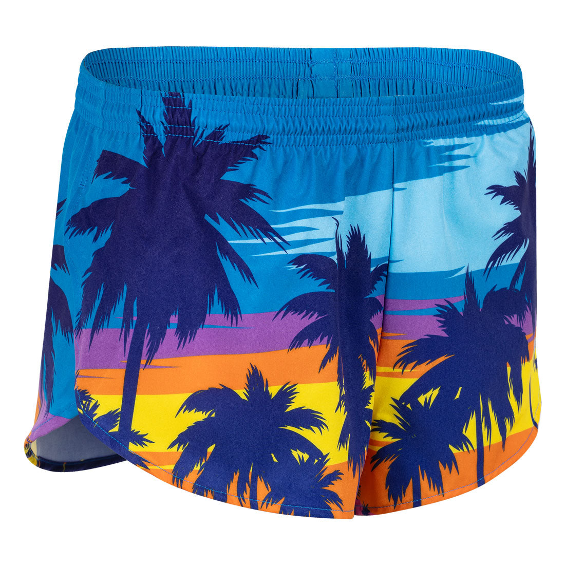 Men's Printed 1" Elite Split Shorts - Sunrise Vibes