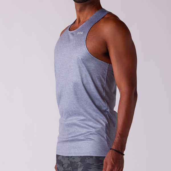 Men's Competitor Lite Printed Singlet - Heather Grey – BOA