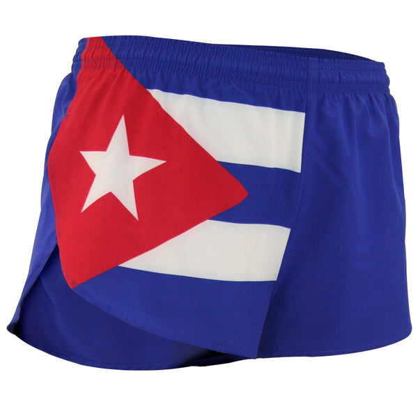 Men's Flag 1" Elite Split Shorts - Cuba – BOA