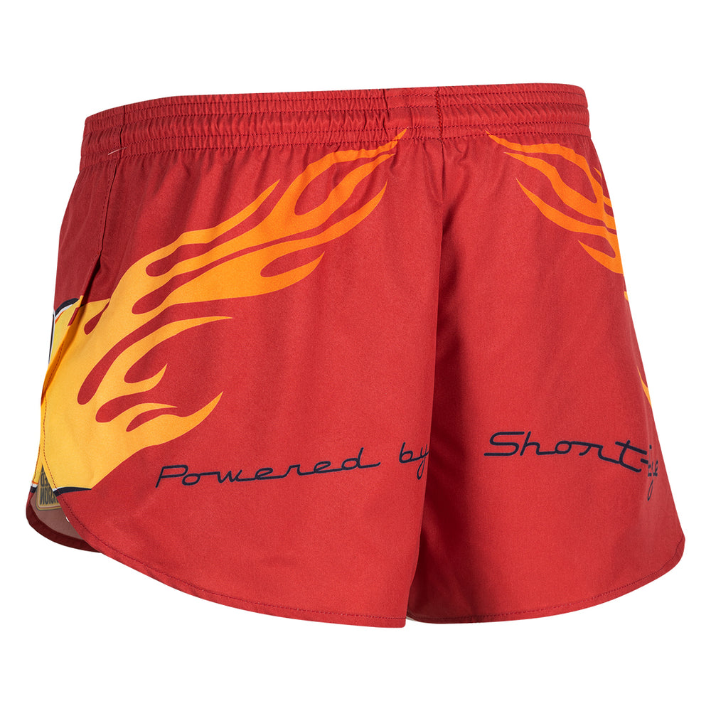 Men's Printed 1" Elite Split Shorts - Speed-Eze