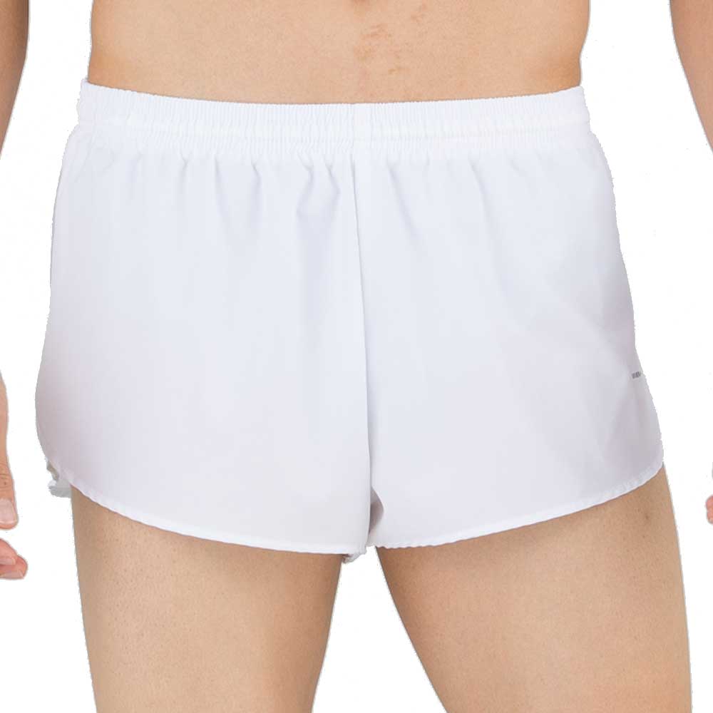 Men's Solid 1" Elite Split Shorts - White – BOA