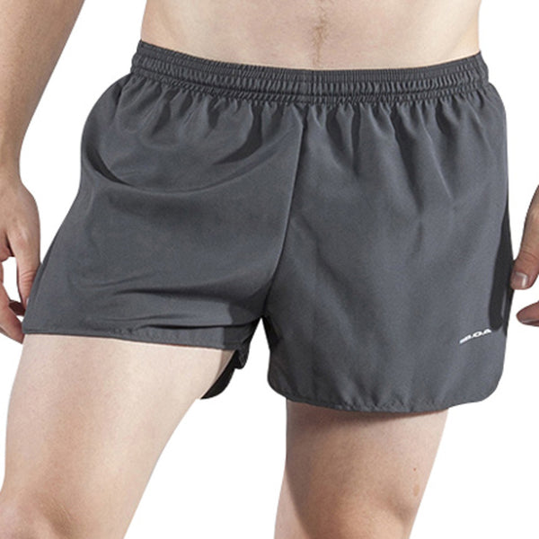 Men's Solid 3" Half Split Trainer Shorts - Titanium – BOA